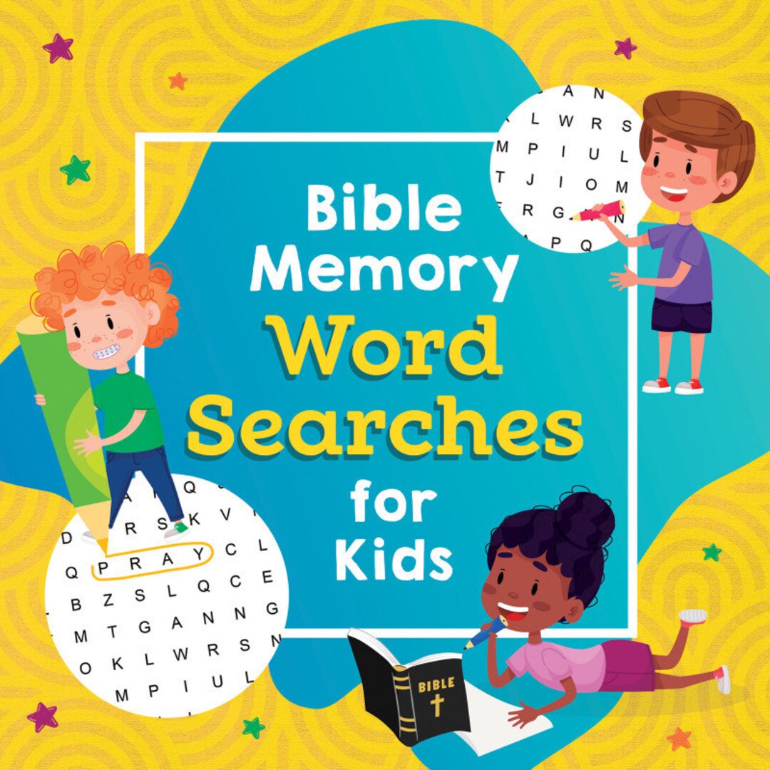 Bible Memory Word Searches for Kids - Etsy
