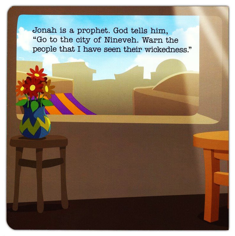 Jonah, Little Bible Heroes Board Book - Etsy