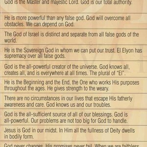 The Names of God, Pamphlet - Rose Publishing - Etsy