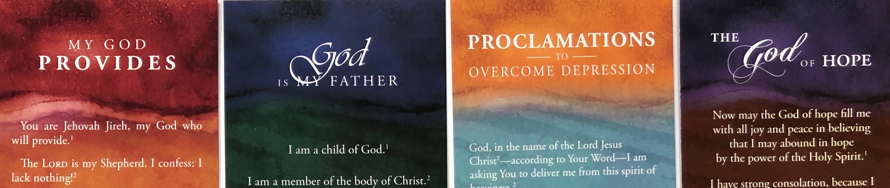 Proclamation Cards - Full Set in Color by Derek Prince - Etsy