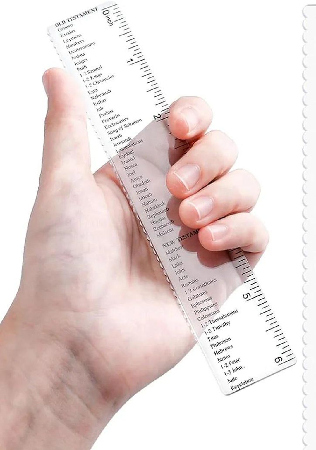 CHRISTIAN RULER BOOKMARK: for Underlining (books of Old & New ...