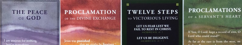 Proclamation Cards - Full Set in Color by Derek Prince - Etsy