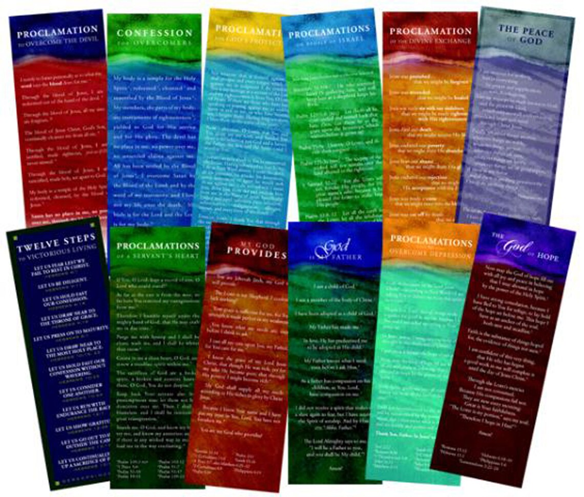 Proclamation Cards - Full Set in Color by Derek Prince - Etsy