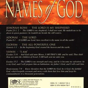 The Names of God, Pamphlet - Rose Publishing - Etsy