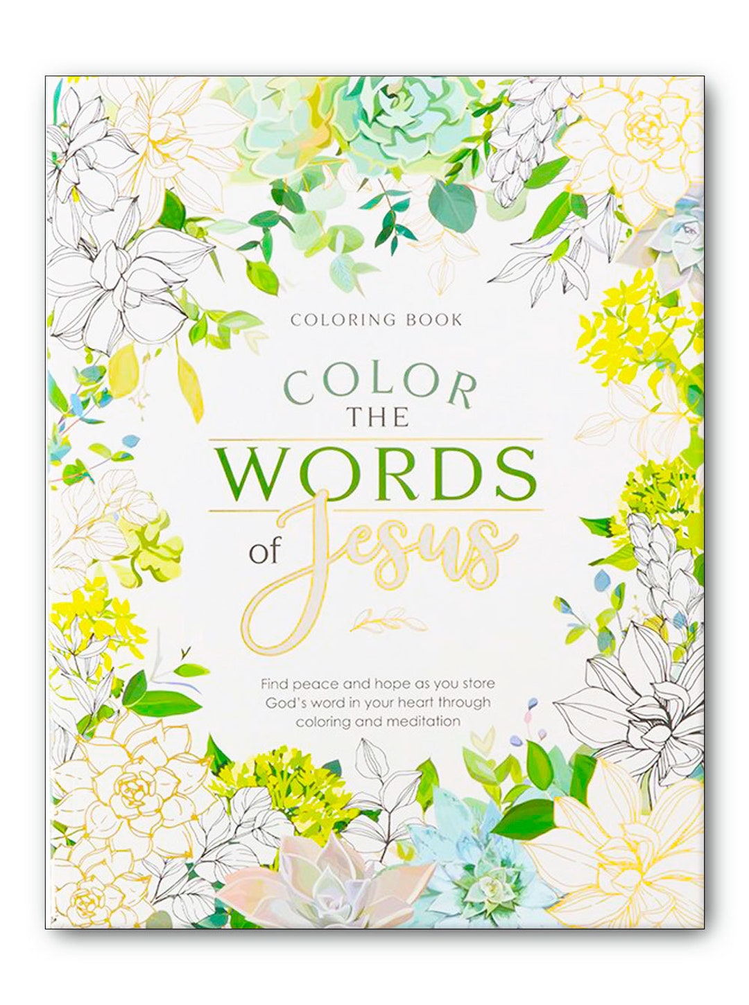 COLORING BOOK: Color the Words of Jesus - Etsy