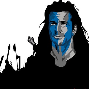 Braveheart Svg File - Etsy