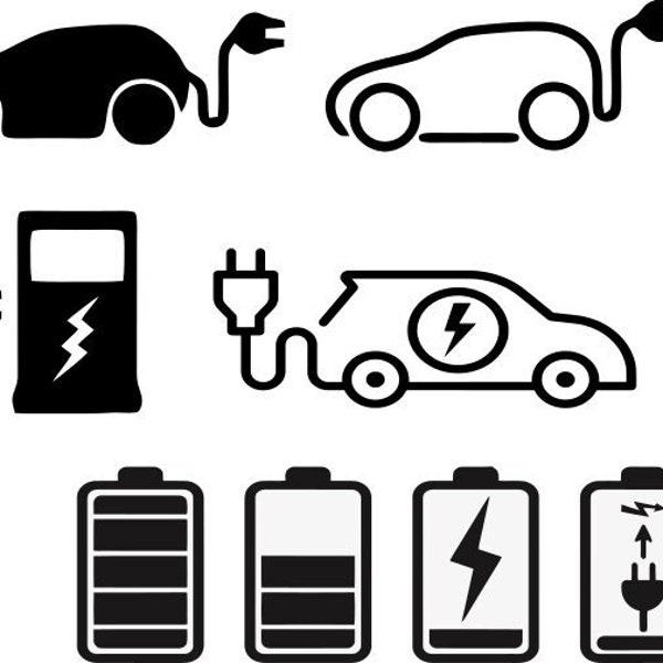 Electric Car Svg - Etsy