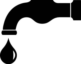 Water Faucet Svg, Faucet Svg, Water Tap Svg, Dripping Faucet Svg ...