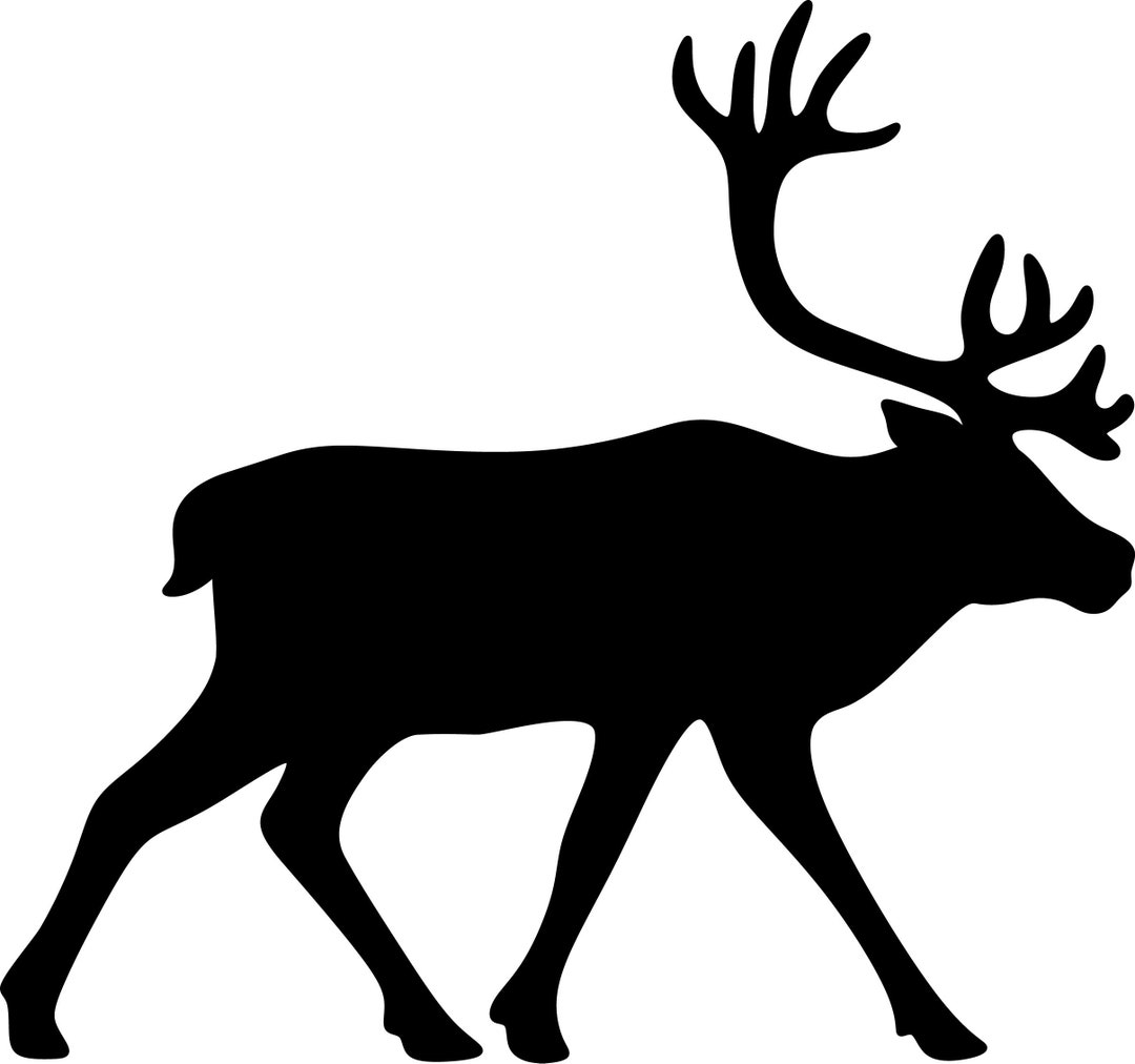 Caribou Silhouette SVG - Etsy