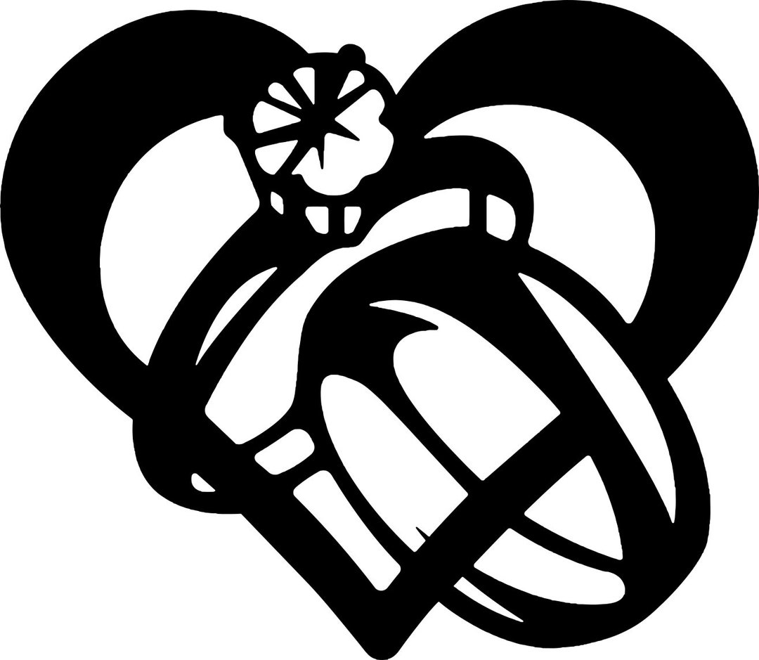 Hearts & Rings SVG - Etsy