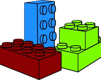 Building Blocks Svg - Etsy