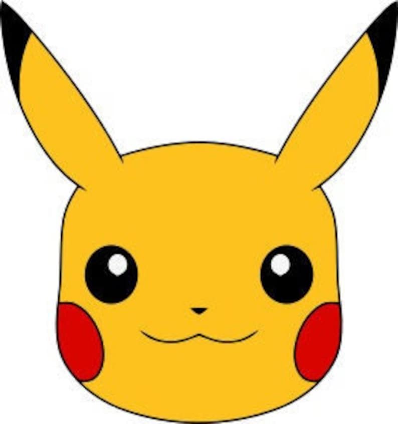 Pokémon Pikachu Svg Etsy