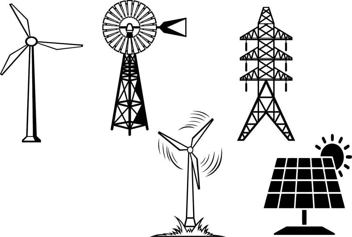 Power Generation SVG - Etsy