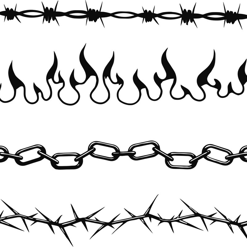 Barbed Wire Chains - Etsy