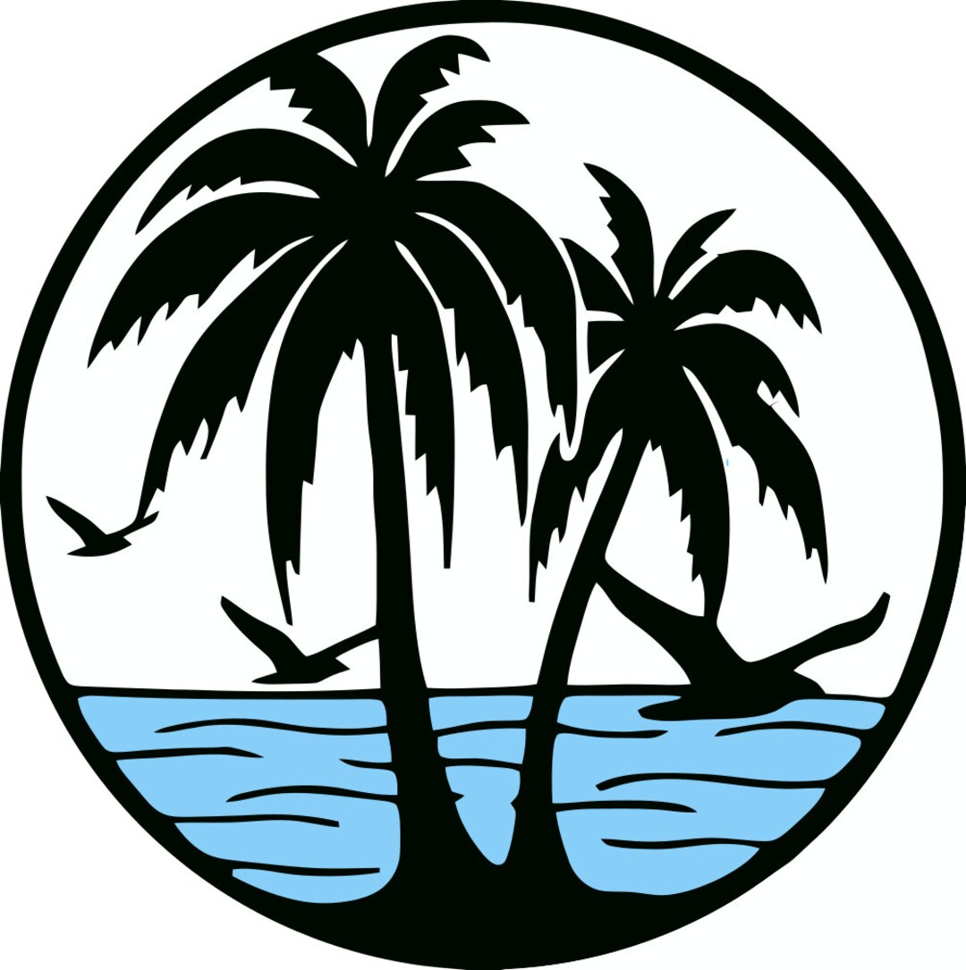 Palm Tree SVG - Etsy