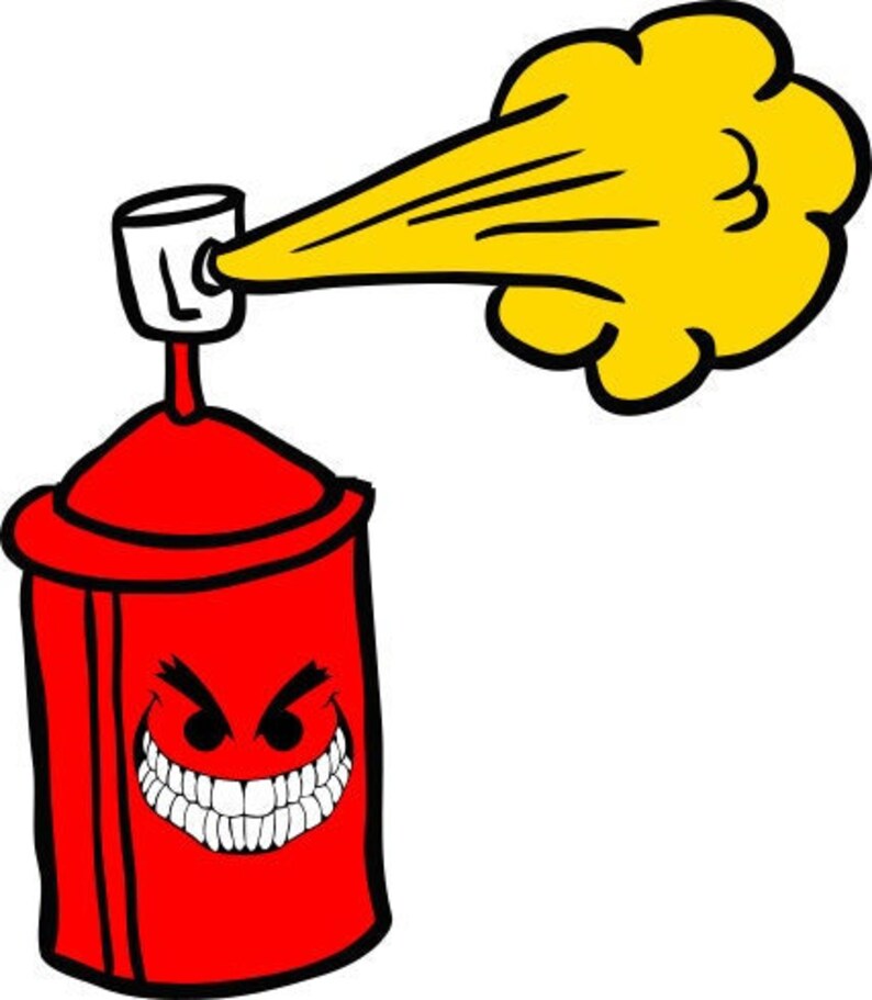 Spray Paint SVG - Etsy