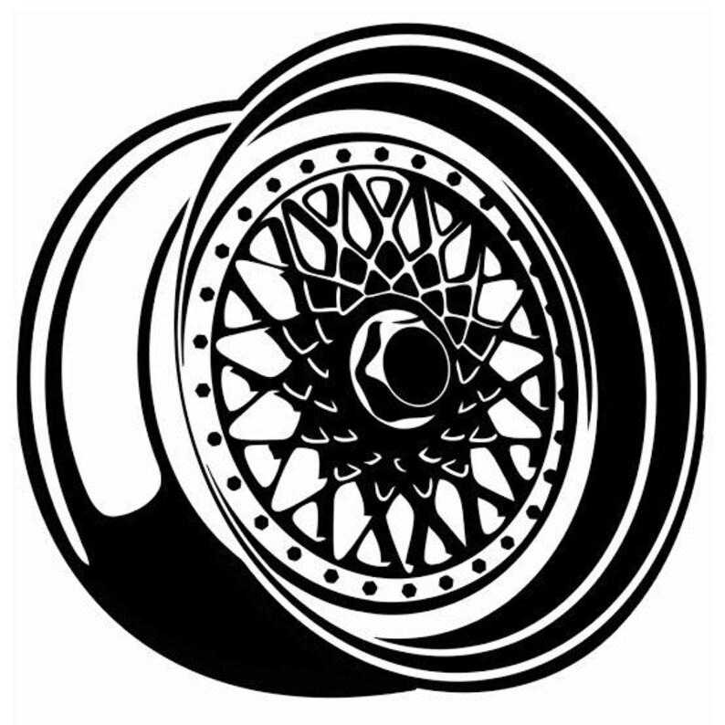 Car Rim SVG - Etsy