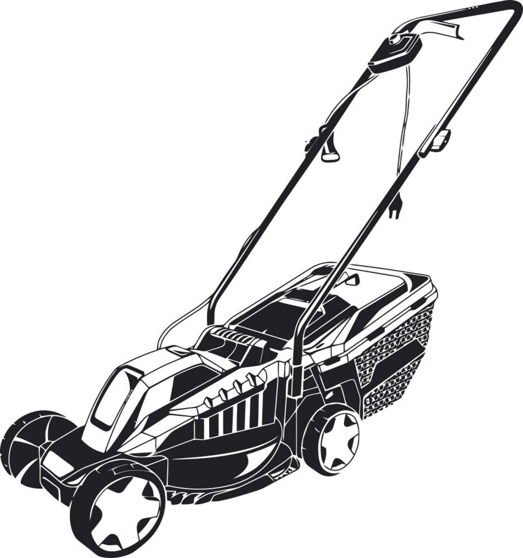 Lawn Mower SVG - Etsy