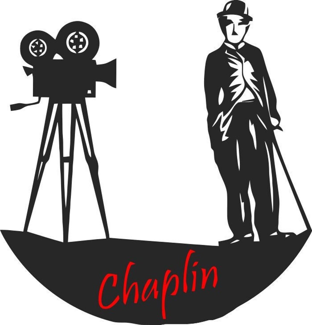 Charlie Chaplin SVG - Etsy