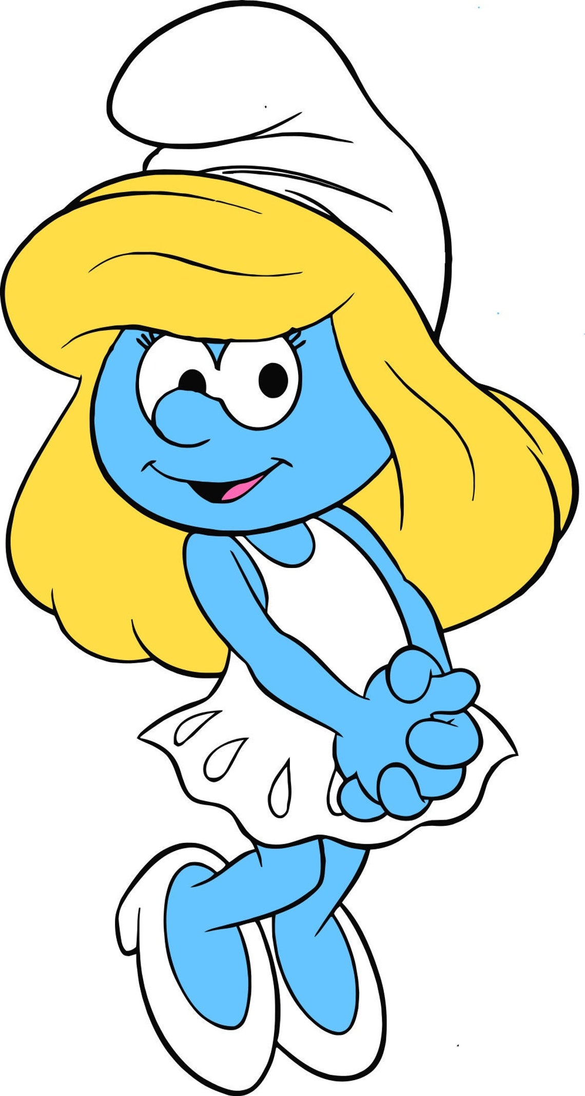 Smurfette SVG - Etsy