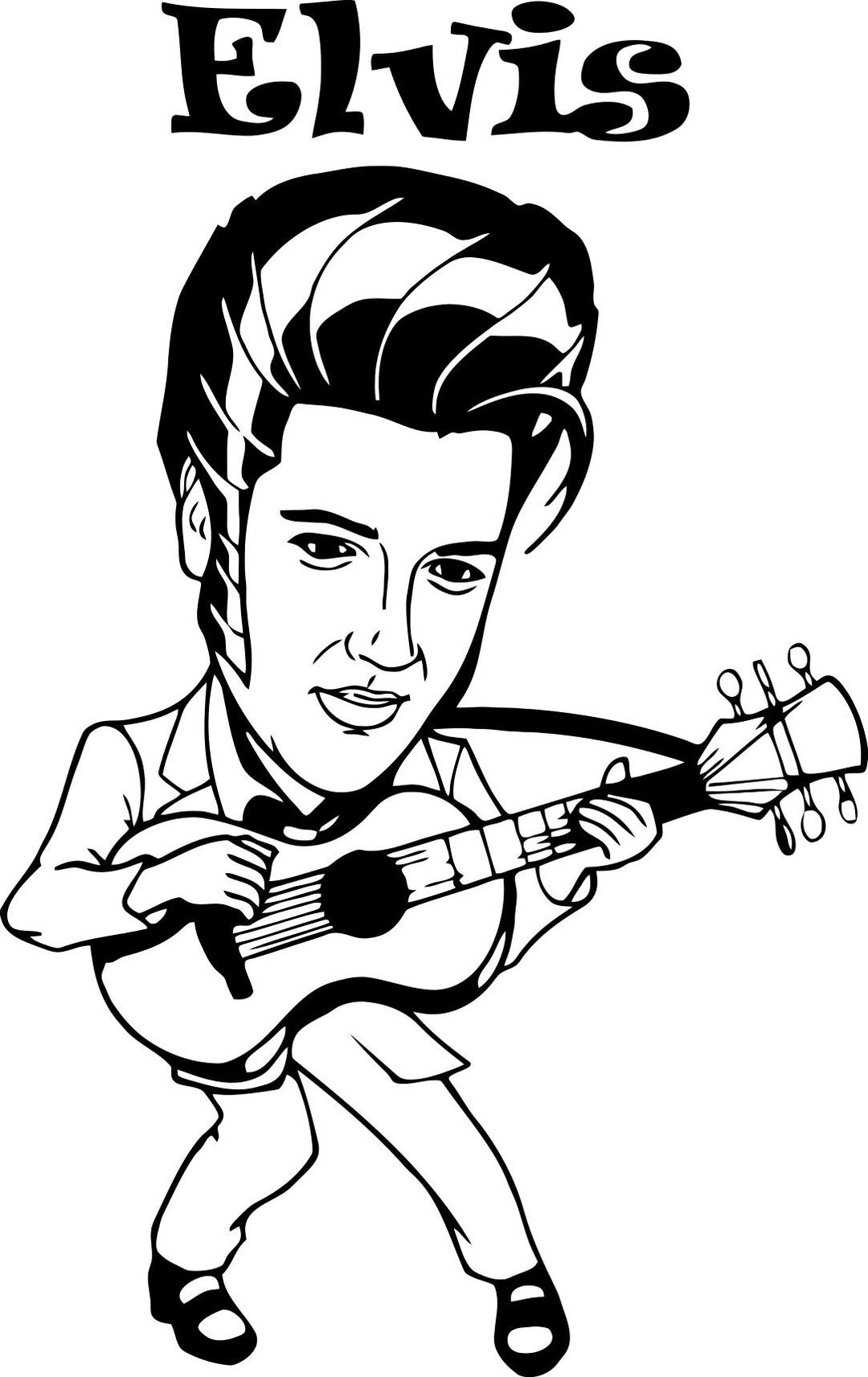 Elvis Presley SVG - Etsy