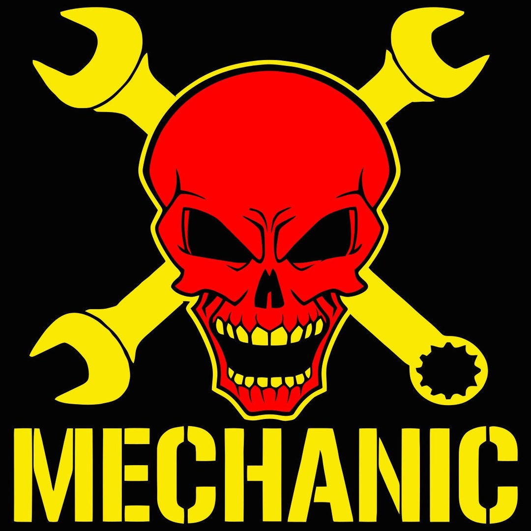 Skull Machine SVG - Etsy