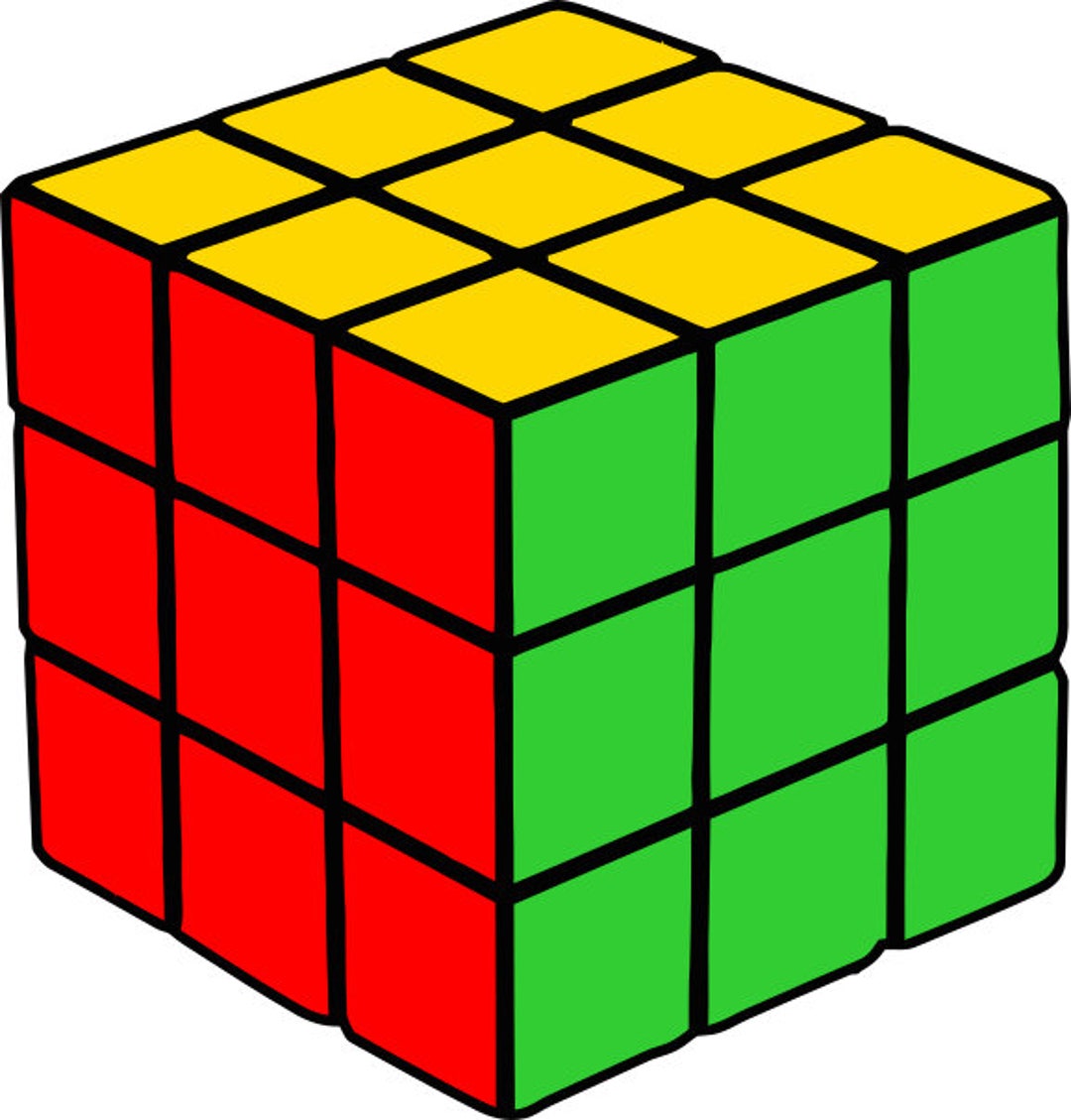 Rubiks Cube Svg Etsy 