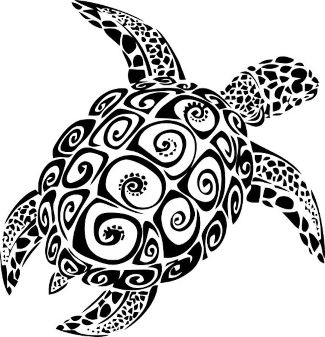 Turtle Mandala SVG - Etsy