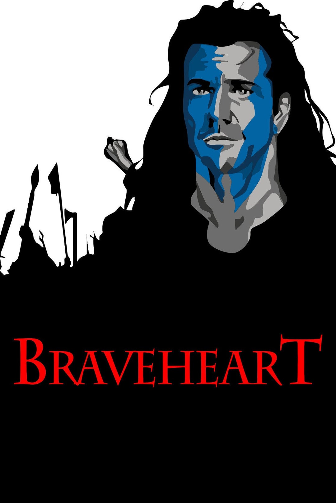 Braveheart SVG - Etsy