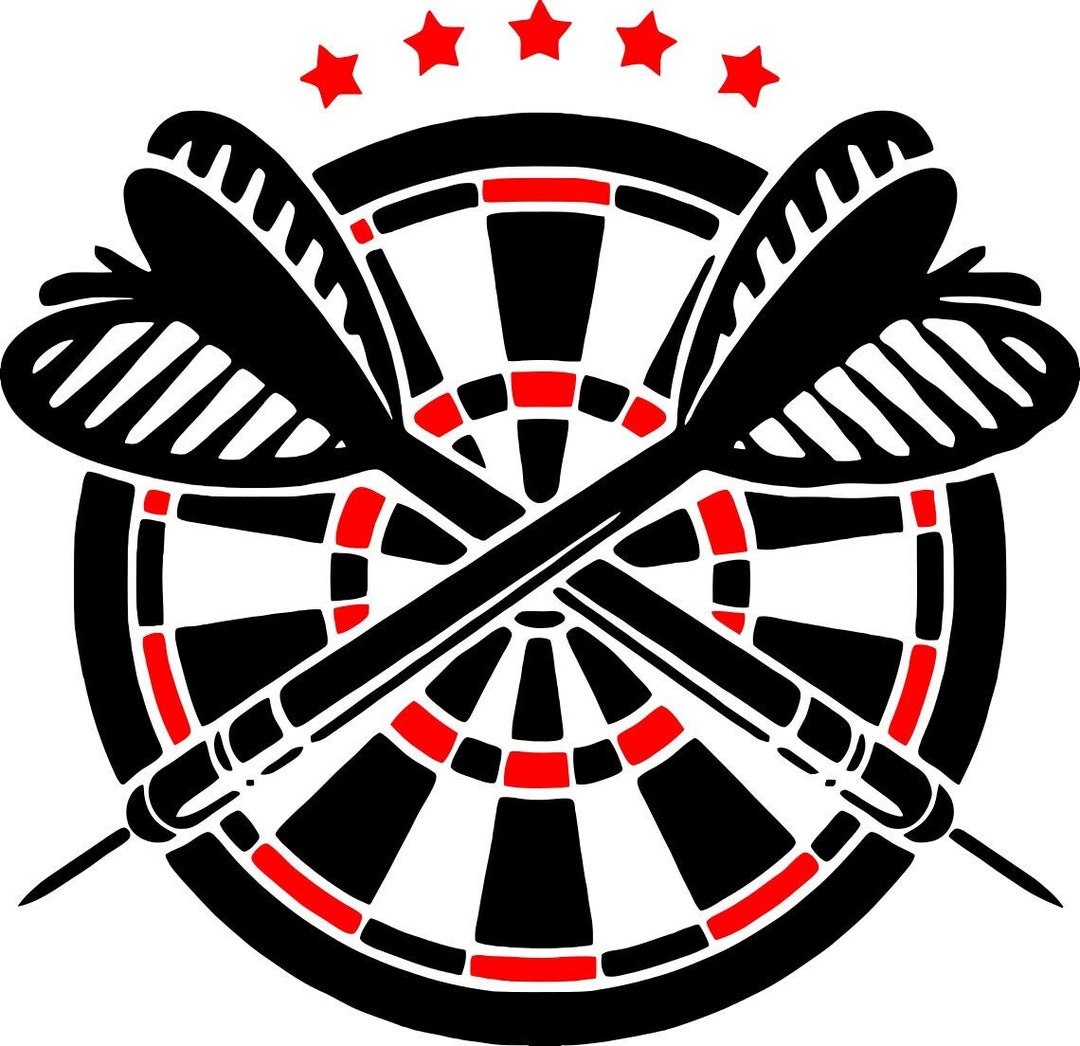 Dart Board SVG - Etsy
