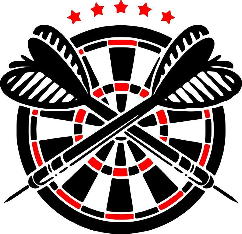 Dart Board SVG - Etsy