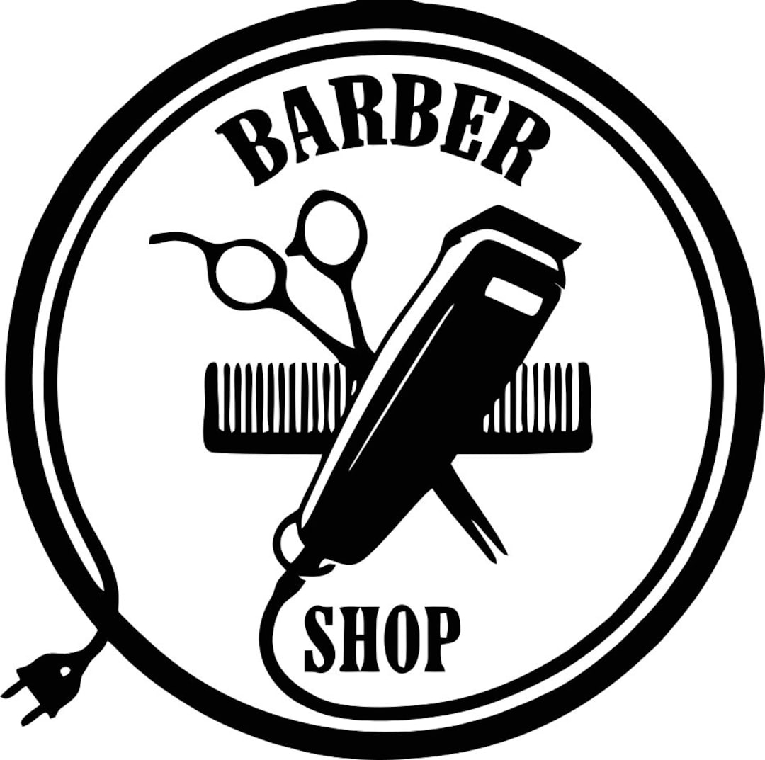 Barber Shop SVG - Etsy