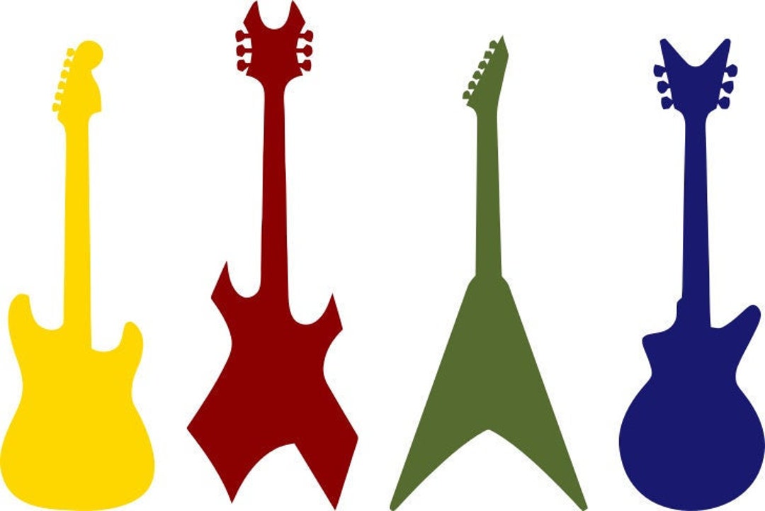 Guitar SVG - Etsy
