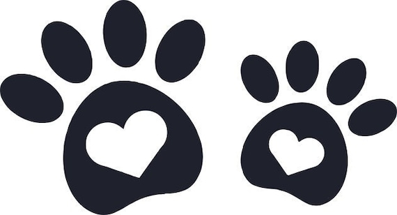 Dog Paw SVG | Etsy