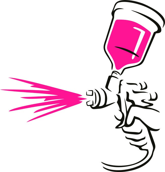 Paint Spray Gun SVG - Etsy