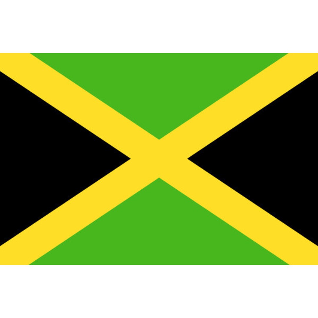 Jamaica Flag SVG - Etsy