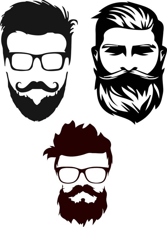 Beard SVG | Etsy