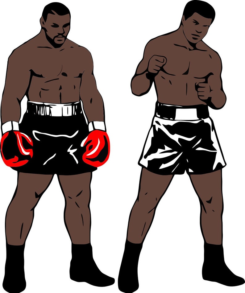 Muhammad Ali Vs Mike Tyson SVG - Etsy
