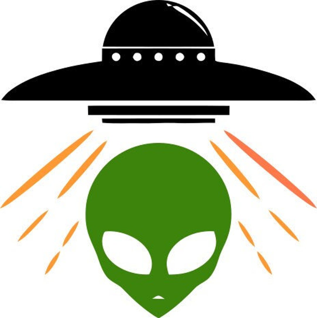 UFO Alien Vehicle SVG - Etsy