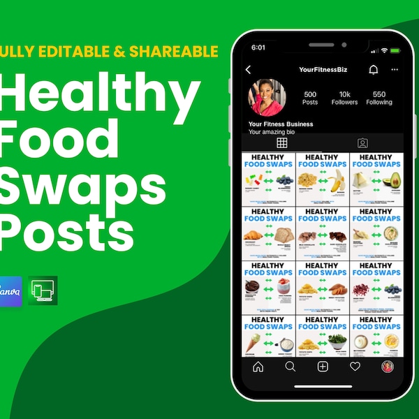 Canva Social Media Infographic Template - Etsy