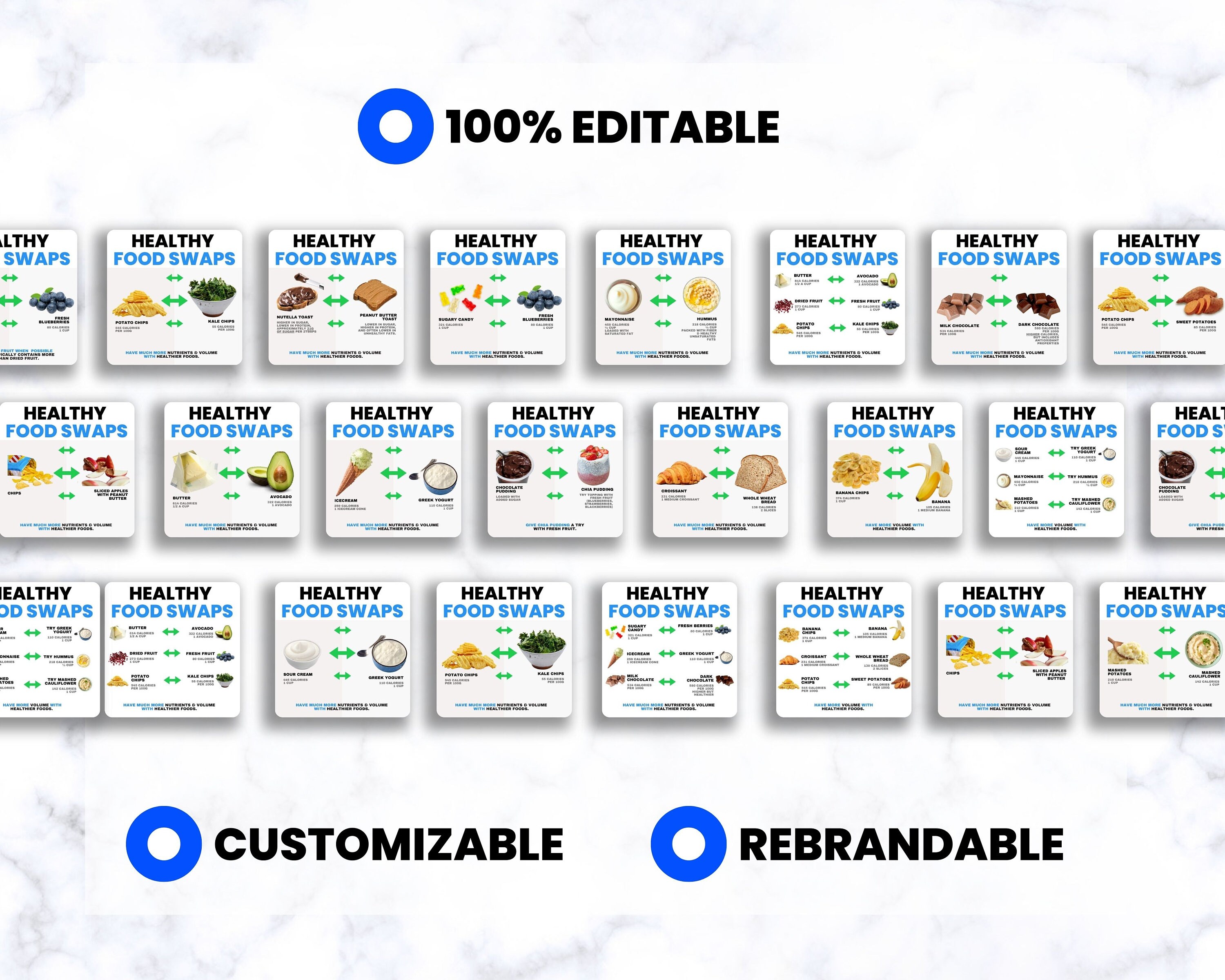 HEALTHY FOOD Canva Templates, Canva Instagram, Canva Nutrition ...