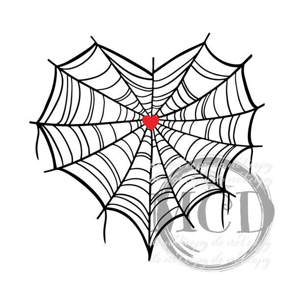Heart Spider Web - Etsy