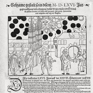 1566 Celestial Phenomenon Over Basel| UFO| Unidentified Flying Object ...
