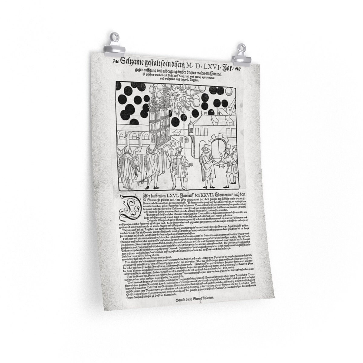 1566 Celestial Phenomenon Over Basel| UFO| Unidentified Flying Object ...