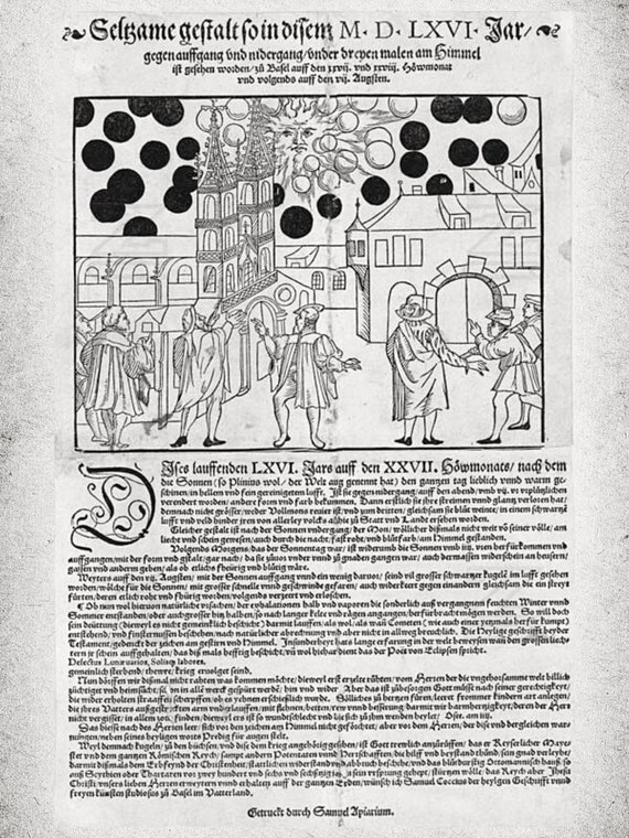 1566 Celestial Phenomenon Over Basel UFO Unidentified Flying - Etsy