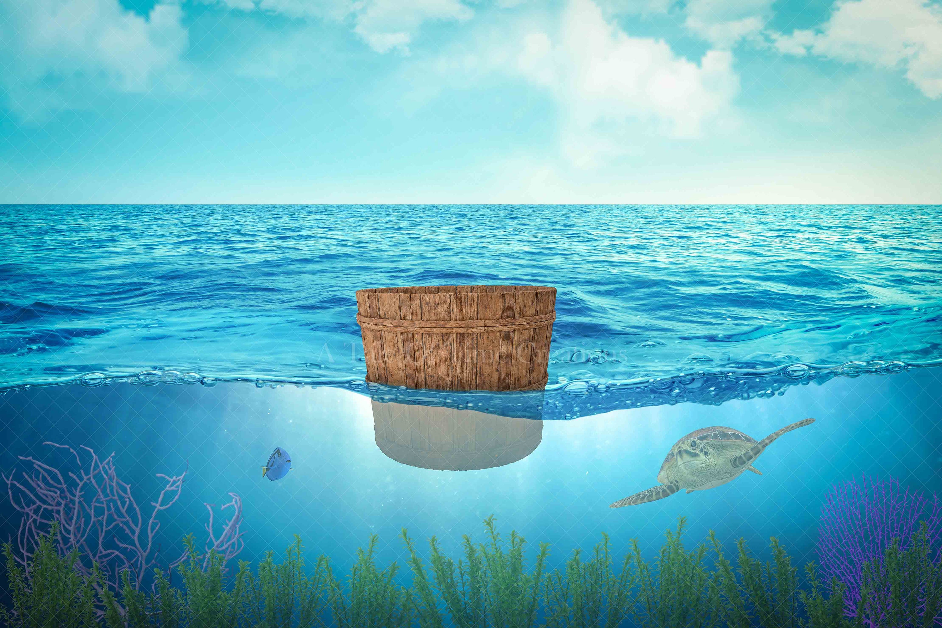 Lost at Sea Digital Background Backdrop - Etsy