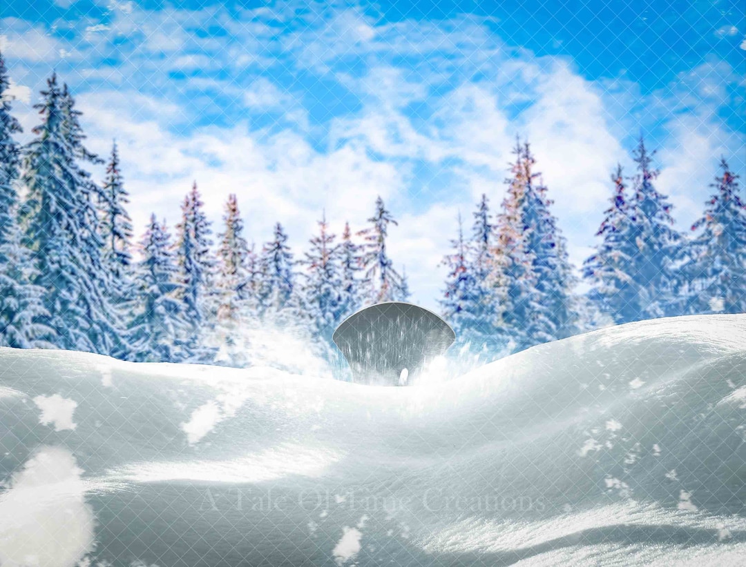 Snow Board Digital Background - Etsy