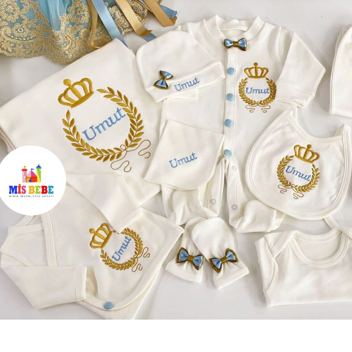 Handmade Personalized Baby Hospital Coming Home Outfit Set – Custom ...