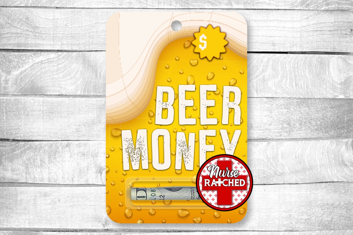 Beer Money Beer Gift Money Card PNG Money Card Money - Etsy