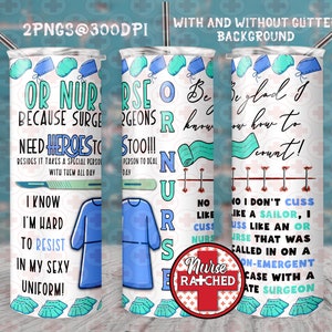 OR Nurse Tumbler, OR Nurse Design, Operating Room Nurse, Professions ...